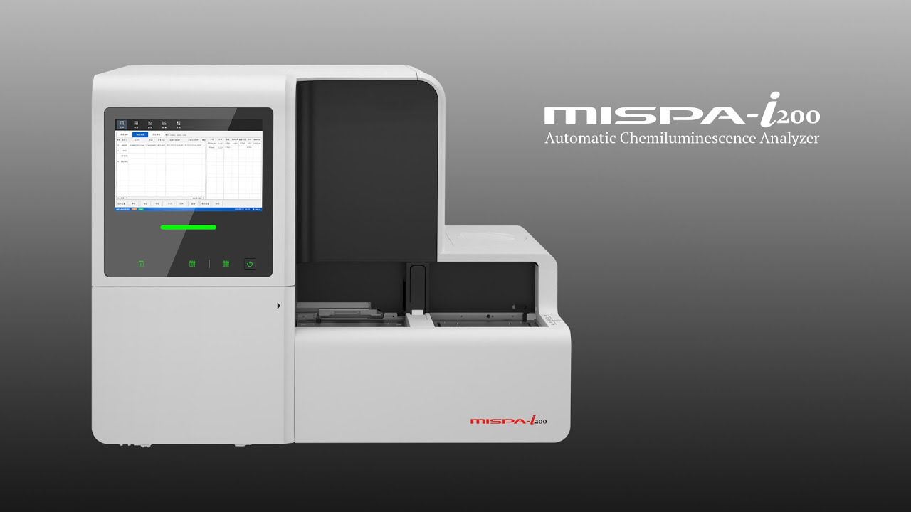 Mispa i200 - Immunoassay Analyzer with Throughput of 200 Tets/Hr - YouTube