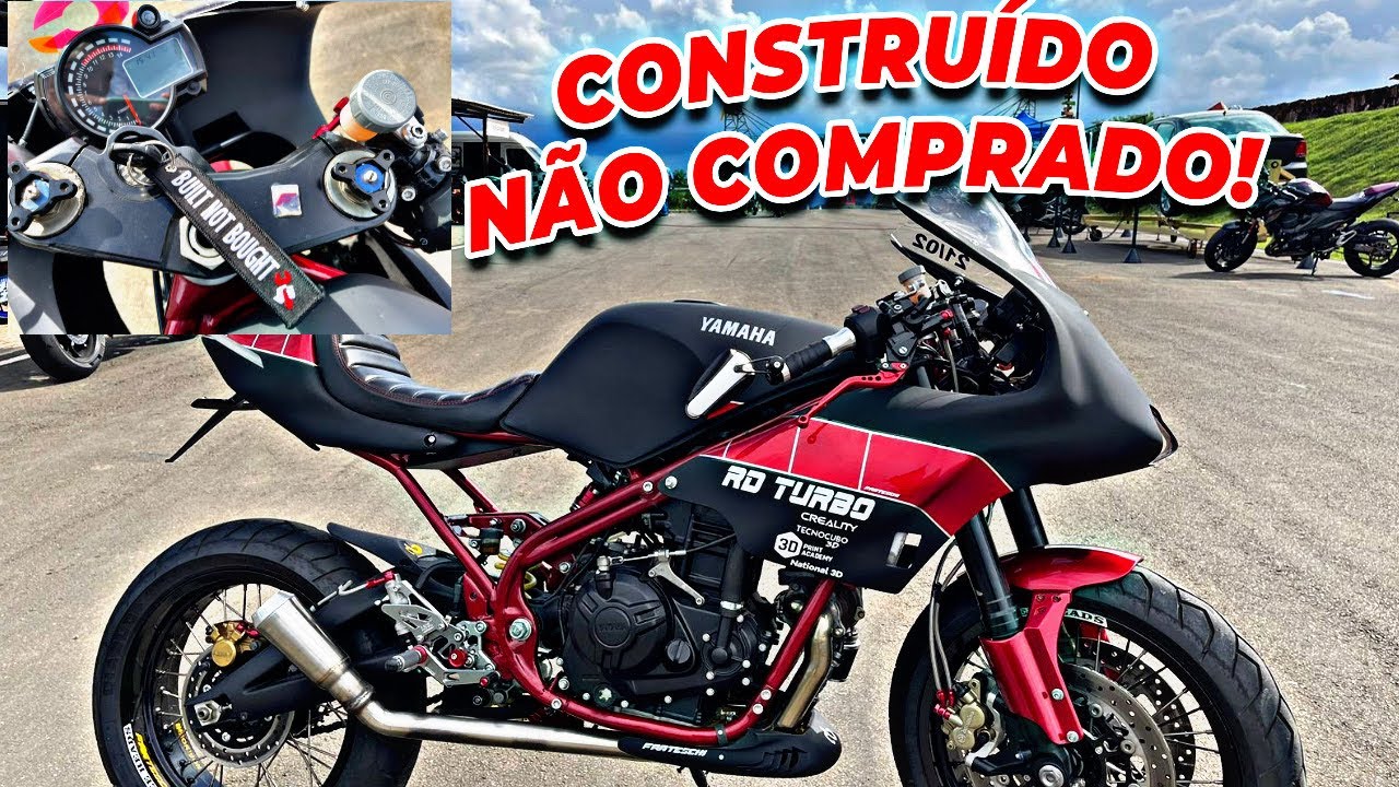 PRIMEIRA YAMAHA RD TURBO TODA CONSTRUÍDA DO ZERO | (R3 + RD350 ...
