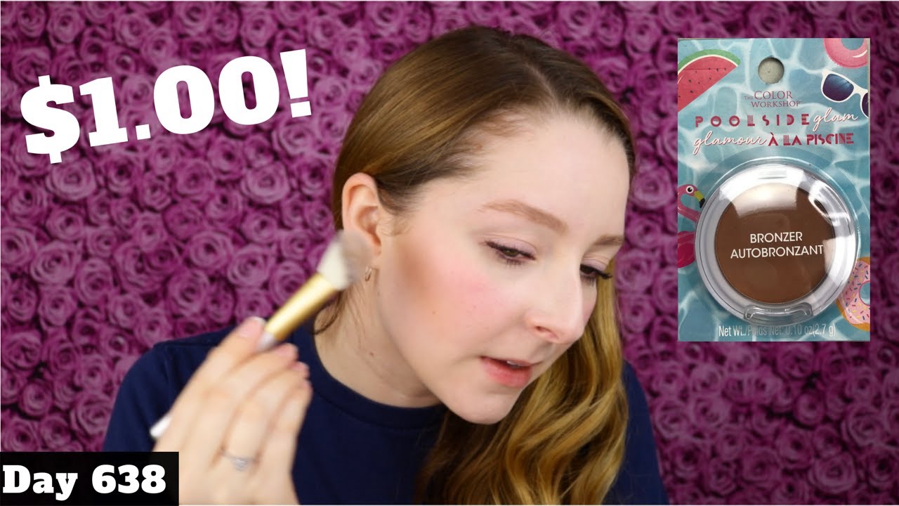 POOLSIDE GLAM BRONZER REVIEW | THE COLOR WORKSHOP | DOLLAR TREE MAKEUP ...