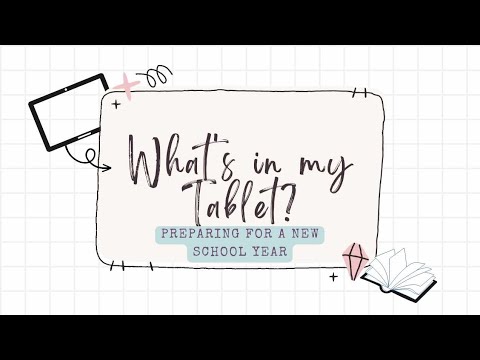 what's in my tablet? 📱 preparing for my new school year 2023 pt.1 📚 ...