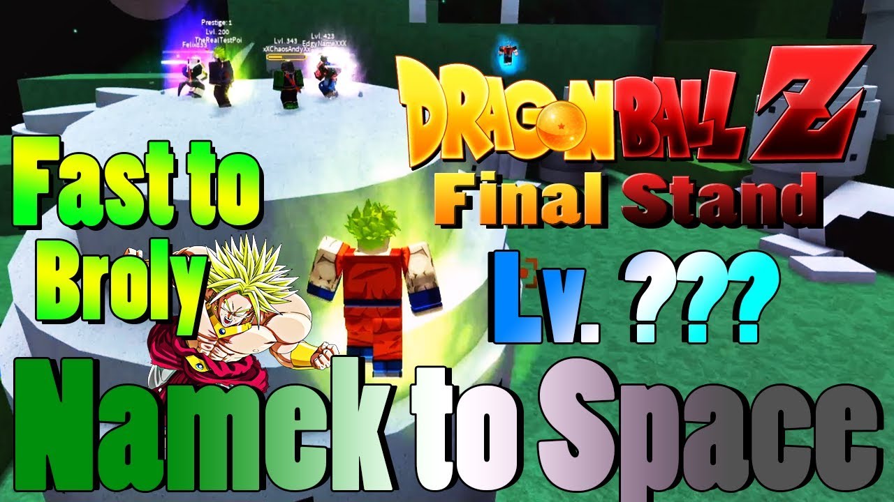 Dragon Ball Z Final Stand | Namek | Speed Leveling? | Space #02 - YouTube
