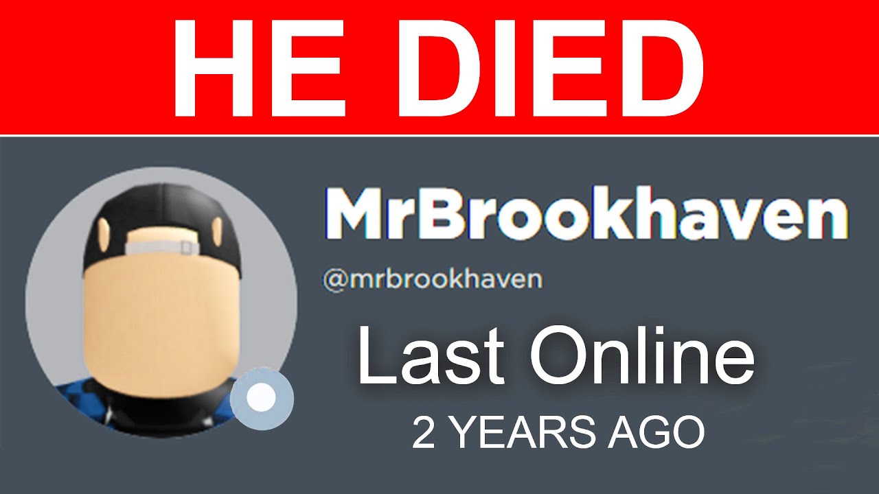 This ROBLOX BROOKHAVEN PLAYER DIED.. - YouTube