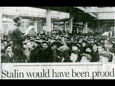 Show Trials of the 1930s - YouTube