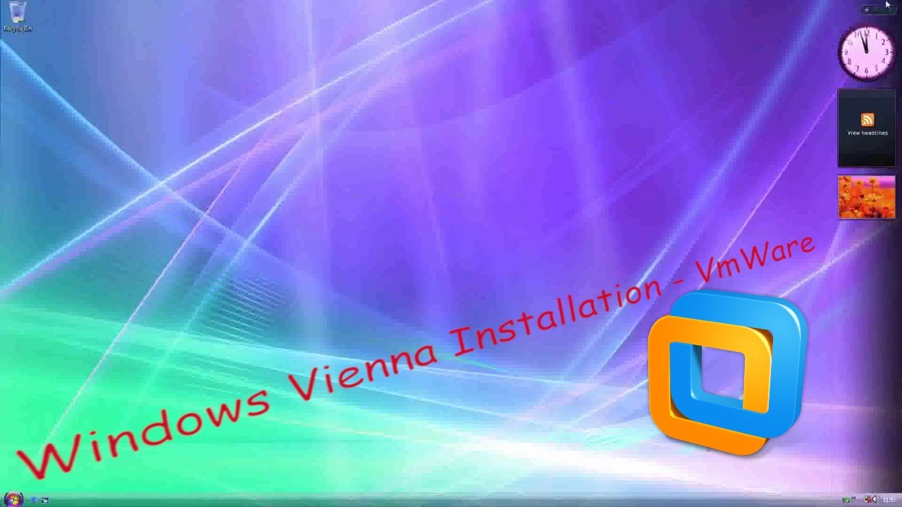 Windows Vienna Installation - VmWare - YouTube