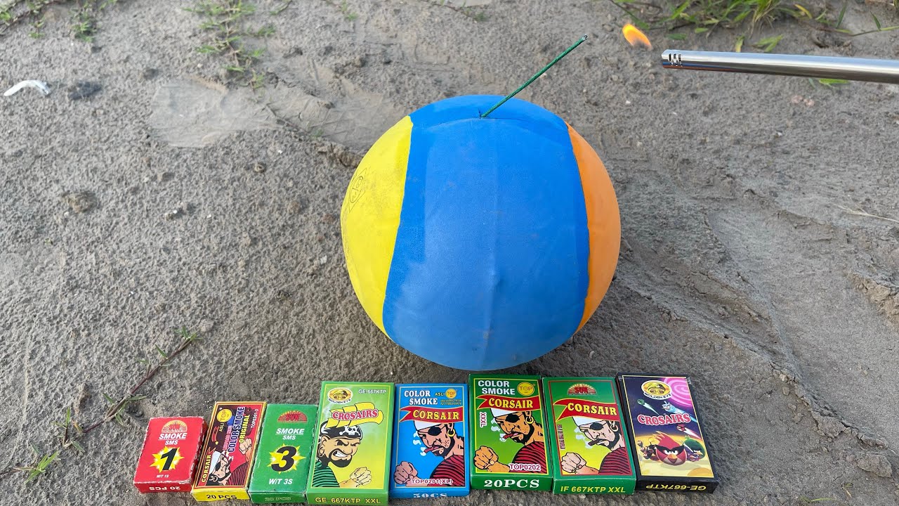 NYUMET SEMUA MERCON KOREK SMOKE KTP DIDALAM BOLA!!! KEREN #mercon # ...