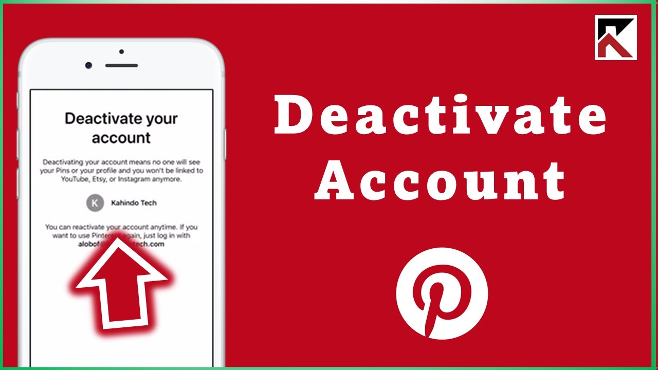 How To Deactivate Your Account Pinterest | Disable Pinterest Account ...
