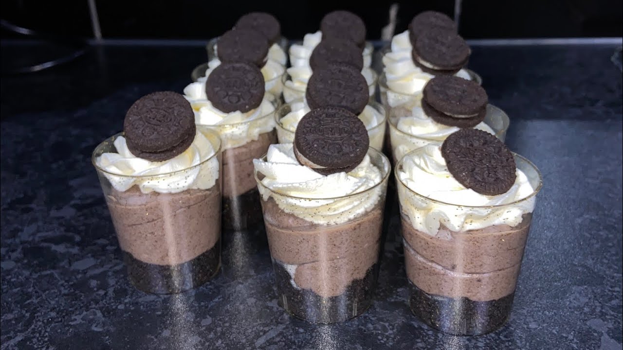 Mini Oreo Cheesecake Dessert Shots - YouTube