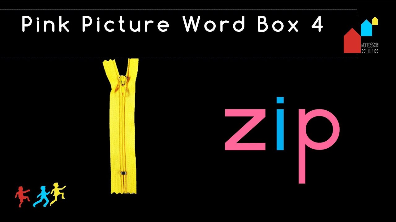 "Reading" Exercise 4 - Montessori Phonetic Pink Material, Learn to read ...