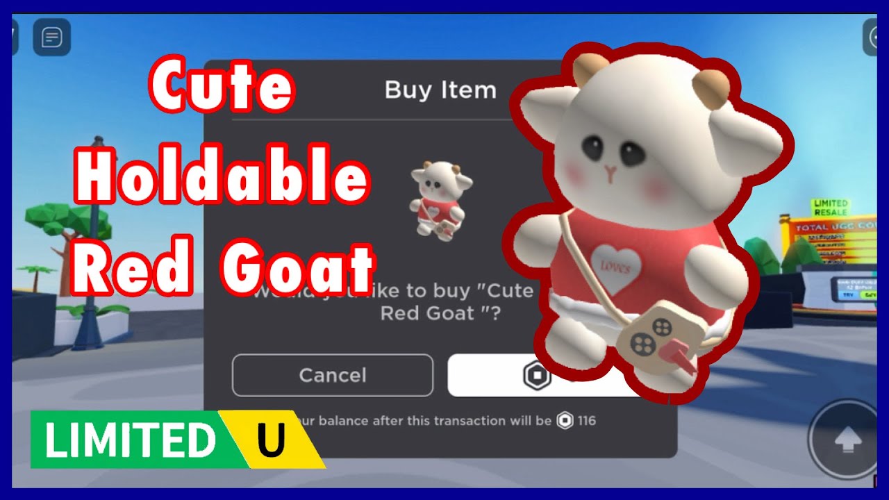 Hurry! Get this Cute Free Item in UGC Plaza (Codes) | Price 1666 coins ...