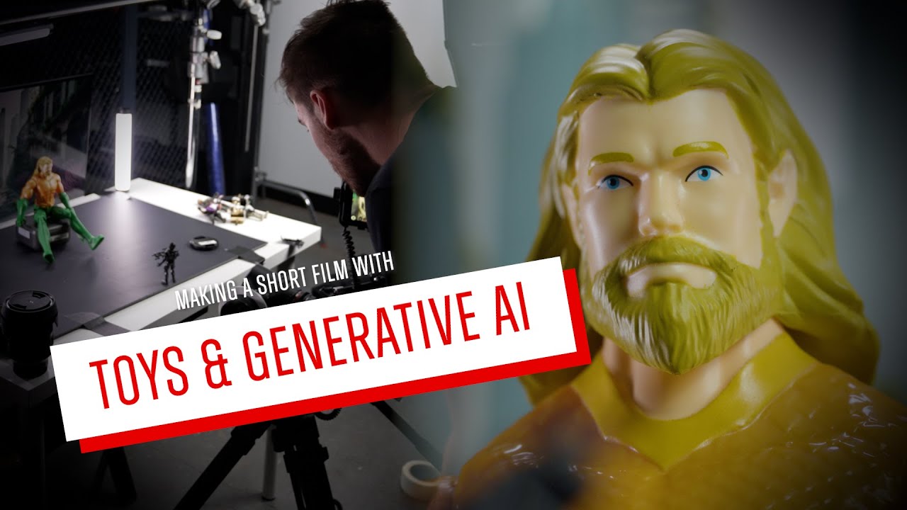 Making a (sort of) Stop Motion film by myself with toys & generative AI ...