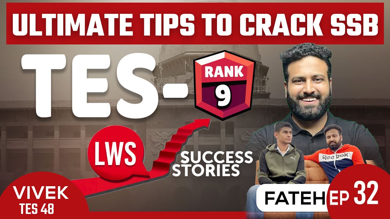KILLER TIPS TO CRACK SSB INTERVIEW | VIVEK TES 48 - RECOMMENDED ...
