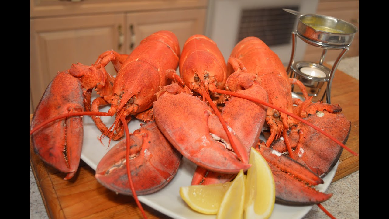 How to Boil Lobster: Cooking with Kimberly - YouTube
