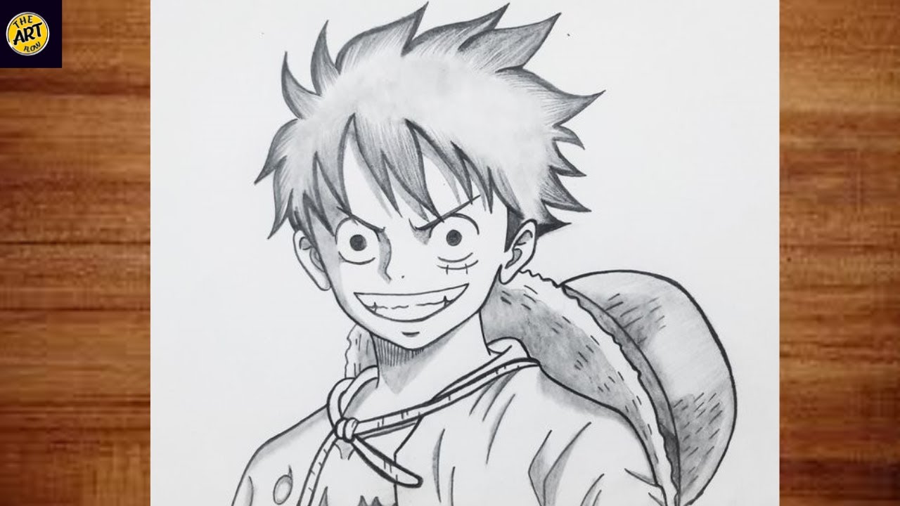 How To Draw Monkey D. Luffy | Luffy Drawing step by step| One Piece ...