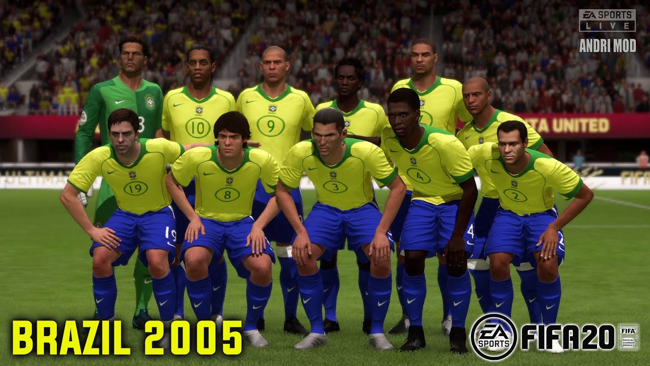 CLASSIC MODS BRAZIL 2004 FIFA 20 - MODS BY MSV GAMES - YouTube
