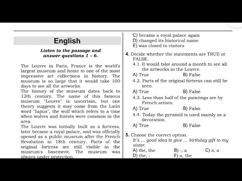 2027-ci il ingilis dili yeni imtahan modeli - 11-ci sinif / DİM nümunə imtahan modeli izahı /dinləmə
