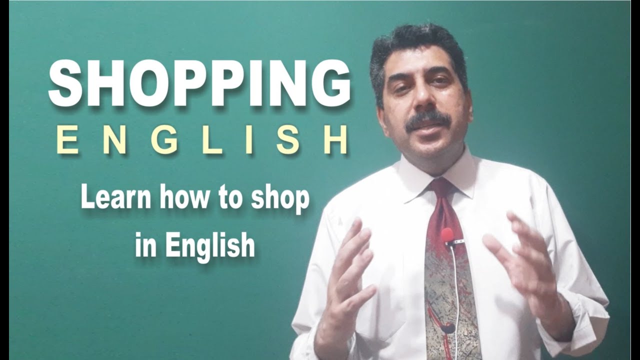 Shopping English : Learn how to shop in English - YouTube