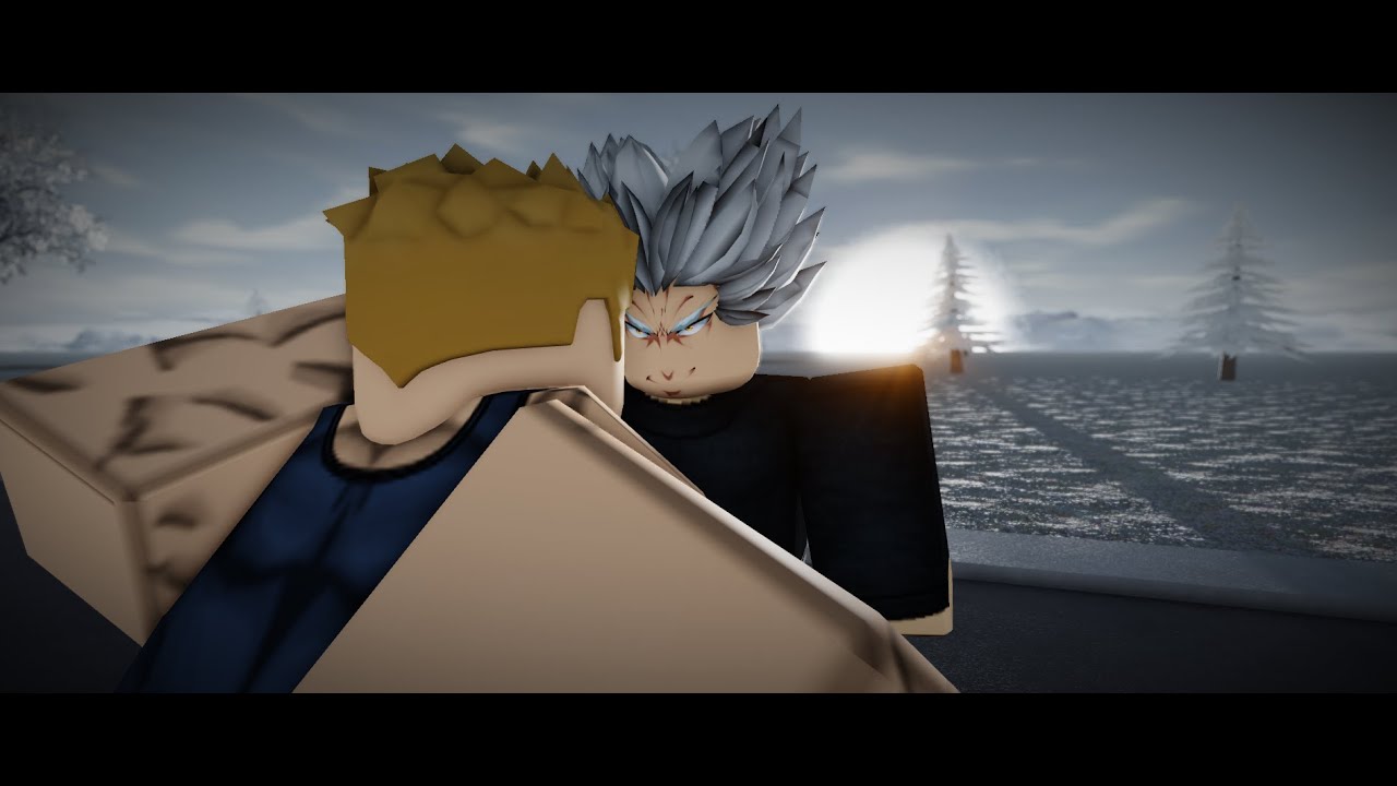 Garou vs Tanktop master parry [ROBLOX-BLENDER ANIMATION] - YouTube