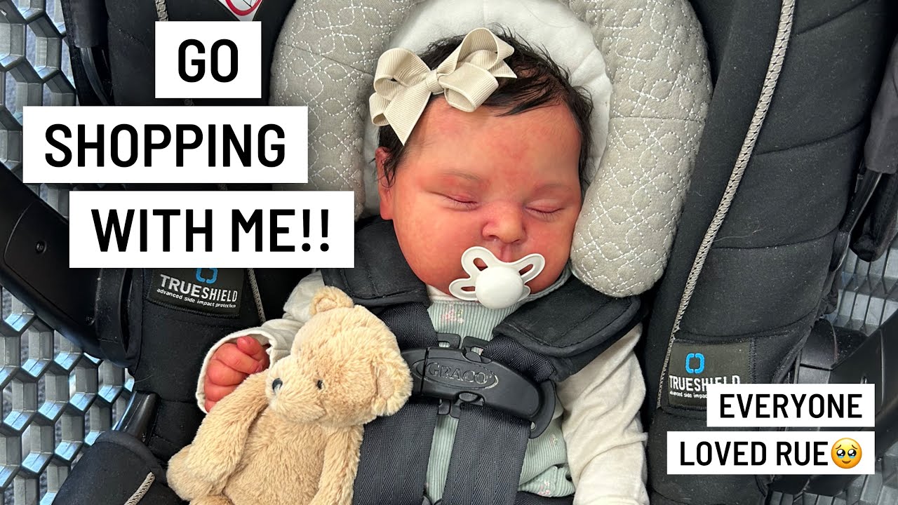 Reborn Outing | Baby Rue Goes Shopping!! With reactions - YouTube