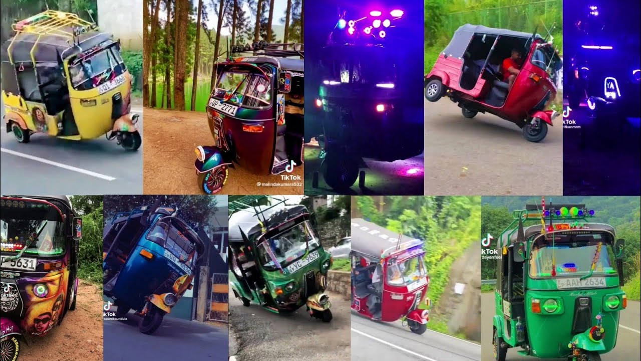 modified threewheel in srilanka | modifiey tuktuk - YouTube