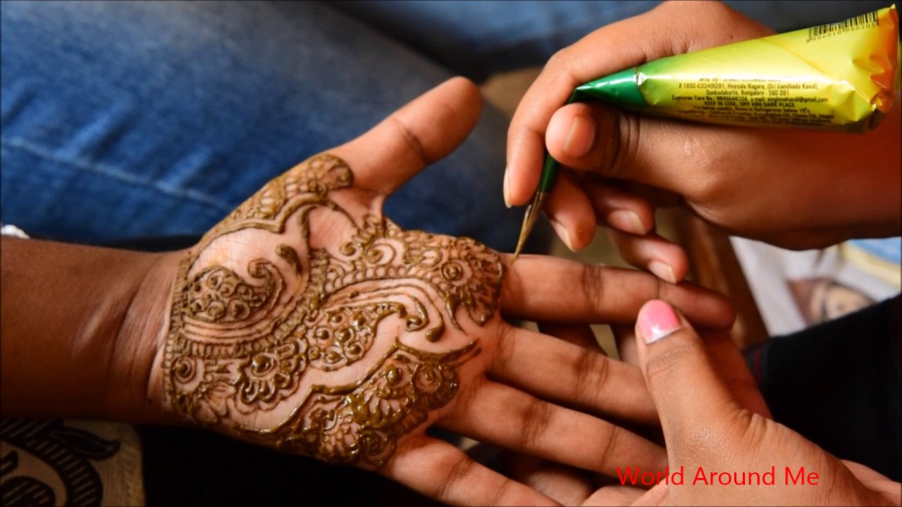 Mylanchi (Mehndi) Competition At Law College Thrissur - YouTube