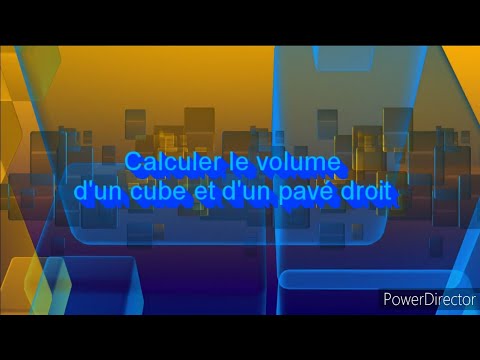 Exercice: Calculer le volume d'un cube et d'un pavé droit - YouTube