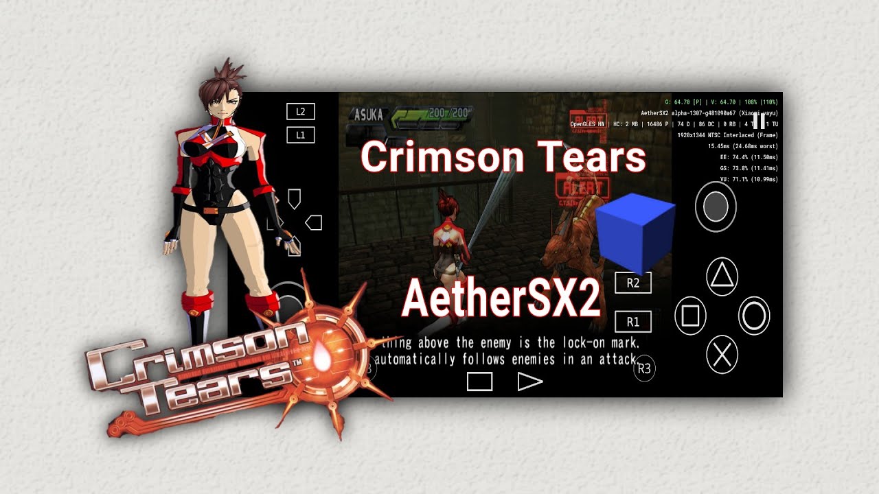 Crimson Tears - AetherSX2 Emulator PS2 Android - YouTube