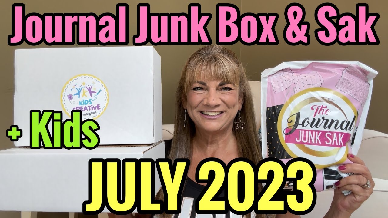 3 Journal Junk Box Subscriptions July 2023 Sweet Treats & Fruit Themed ...