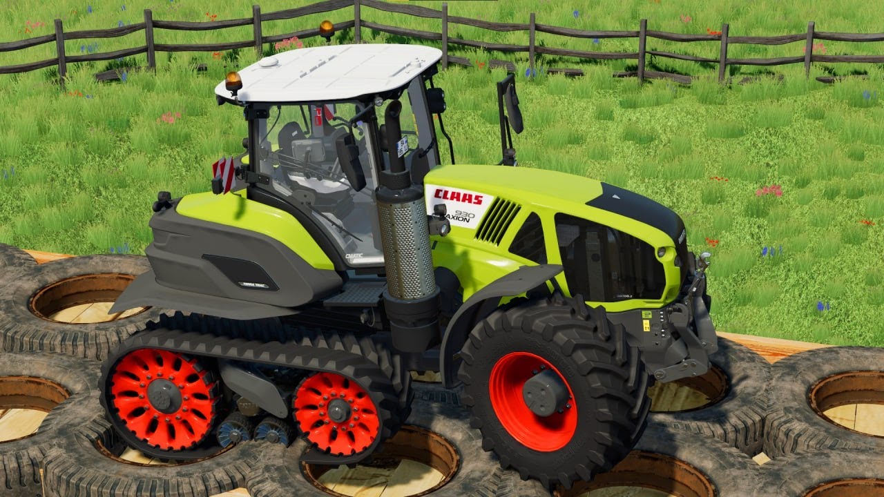 Transport of Colors ! TRANSPORTING COLORED CLAAS vs JOHN DEERE TRACTORS ...