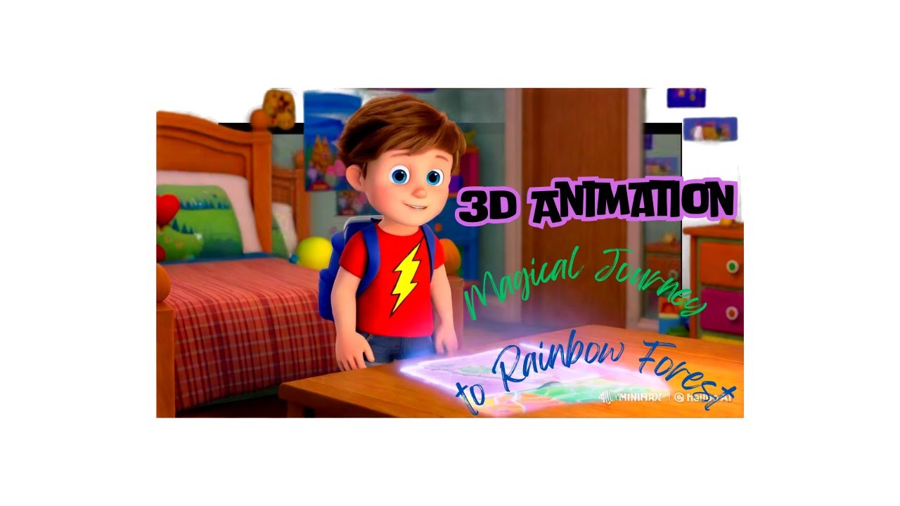 3D Animation Magical Journey to the Rainbow Forest: Discovering Hidden ...