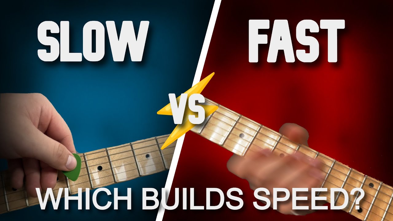 (3 min) The TRUTH About Practicing Guitar SLOW vs FAST ⚡ - YouTube
