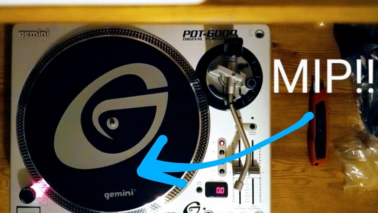 Unboxing | Gemini PDT-6000 Turntable (NEVER BEEN OPENED!) - YouTube