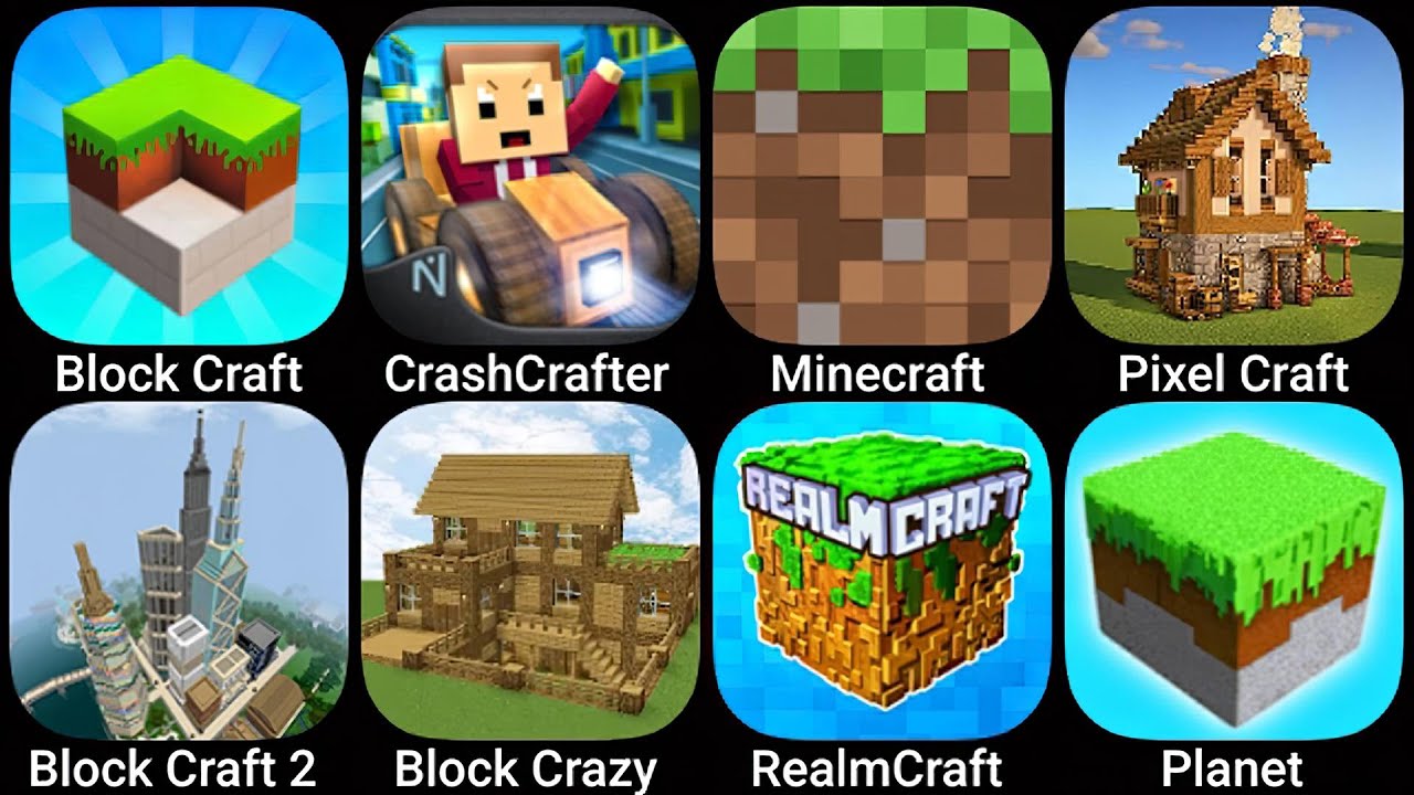 Block Craft,CrashCrafter,Minecraft,Pixel Craft,Mini Block Craft 2,Block ...