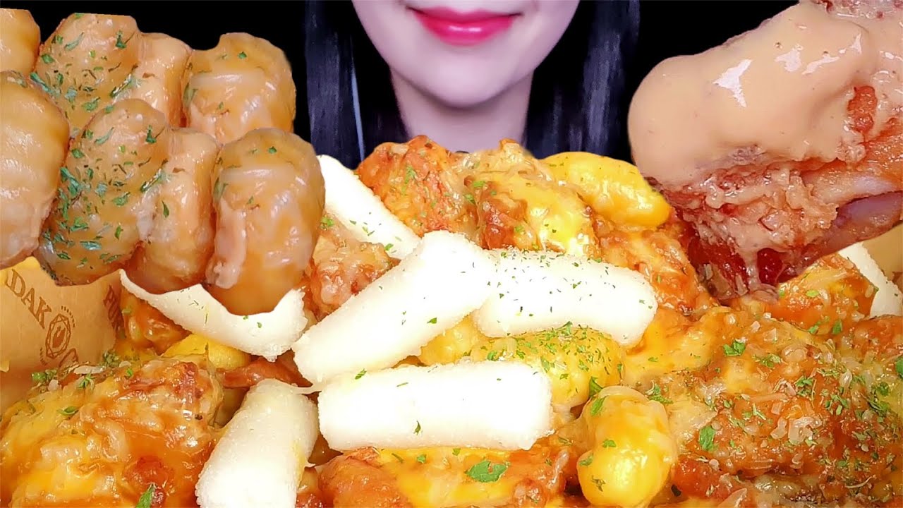 이게 맛있다고?? 푸라닭 나폴리 투움바 치킨 먹방 ASMR 뭐 먹지 내돈내산 신메뉴 꾸덕 꾸덕 나폴리 맛피아 치킨 리뷰 솔직 ...