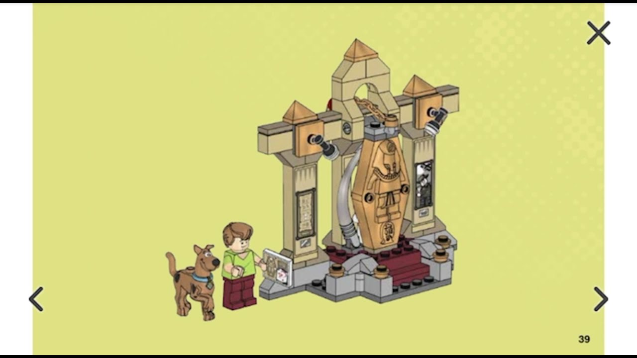 LEGO Scooby Doo Mummy Museum Mystery 75900 Building Instructions - YouTube