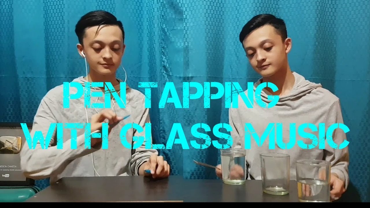 Pen Tapping With Glass Music - YouTube