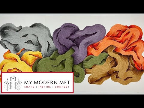 Stunning Abstract Drawings by Paula Such - YouTube