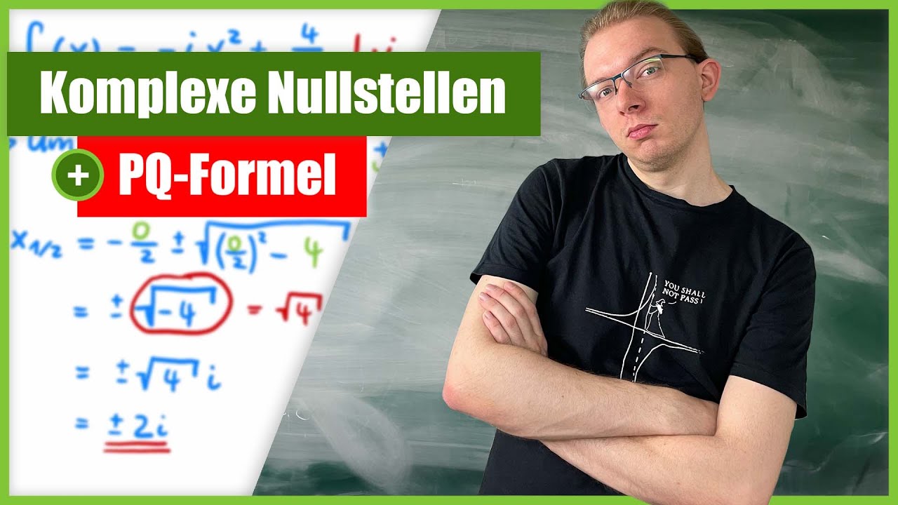 Komplexe Nullstellen von quadratischen Polynomen: Lösung mit PQ-Formel ...