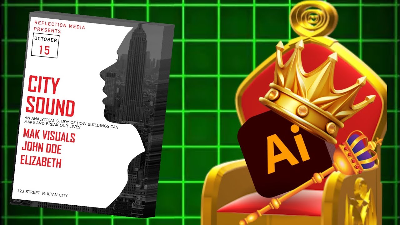 Illustrator Vector Poster Design Tutorial For Beginners - YouTube