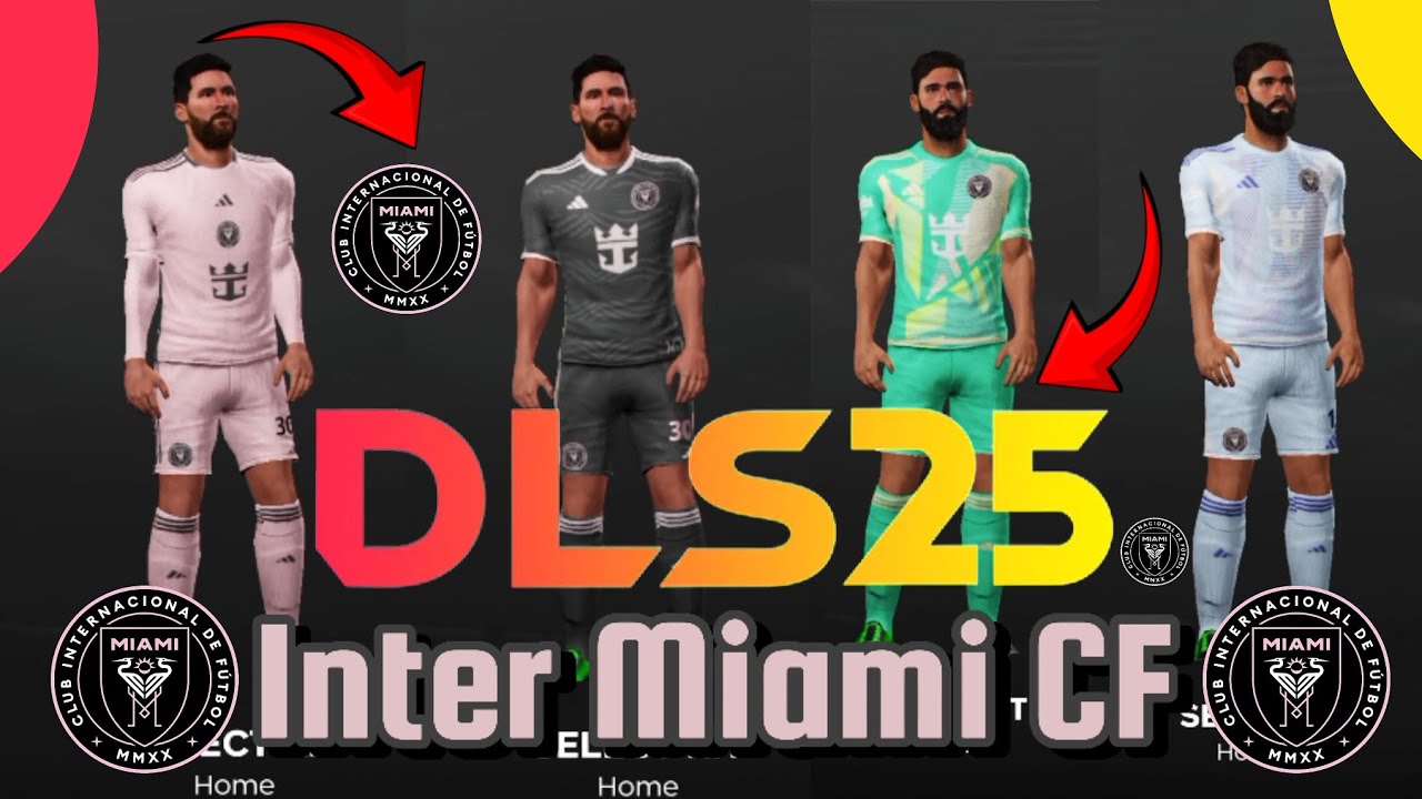 Inter Miami CF Kit and Logo for DLS 25! - YouTube
