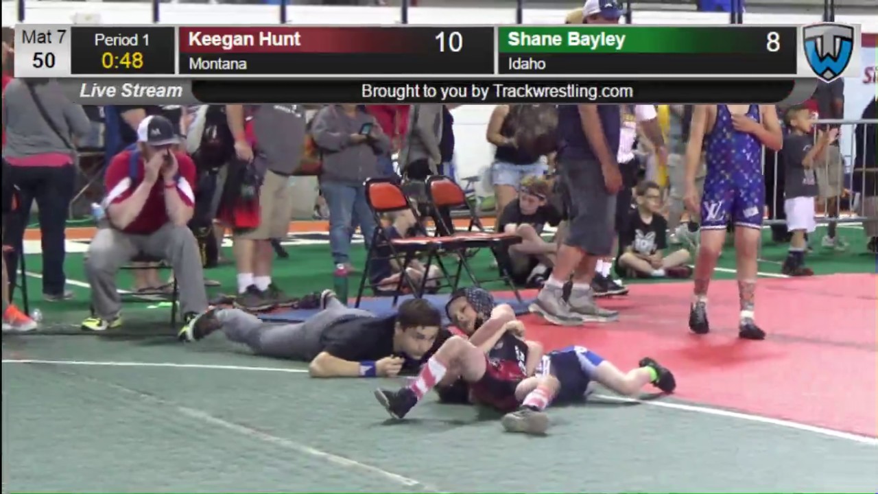 155 Intermediate 50 Shane Bayley Idaho vs Keegan Hunt Montana ...