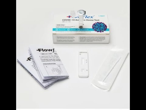 Flow Flex Rapid Covid Test Instructions - YouTube
