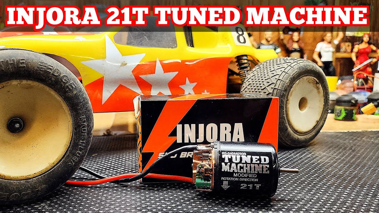 RC10-T3 Injora 21t Tuned Machine 540 motor - YouTube