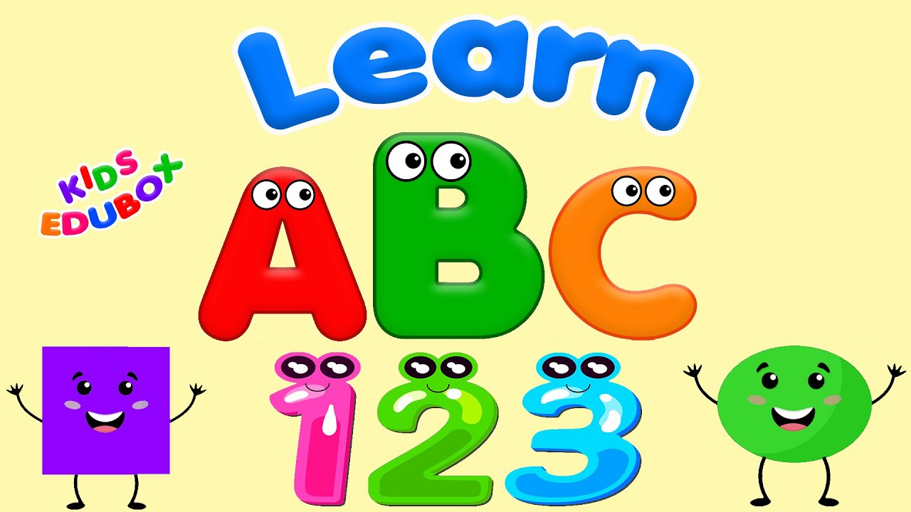 ABC, 123 & Shapes Learning Videos For Preschool | ABC And One Two Three ...