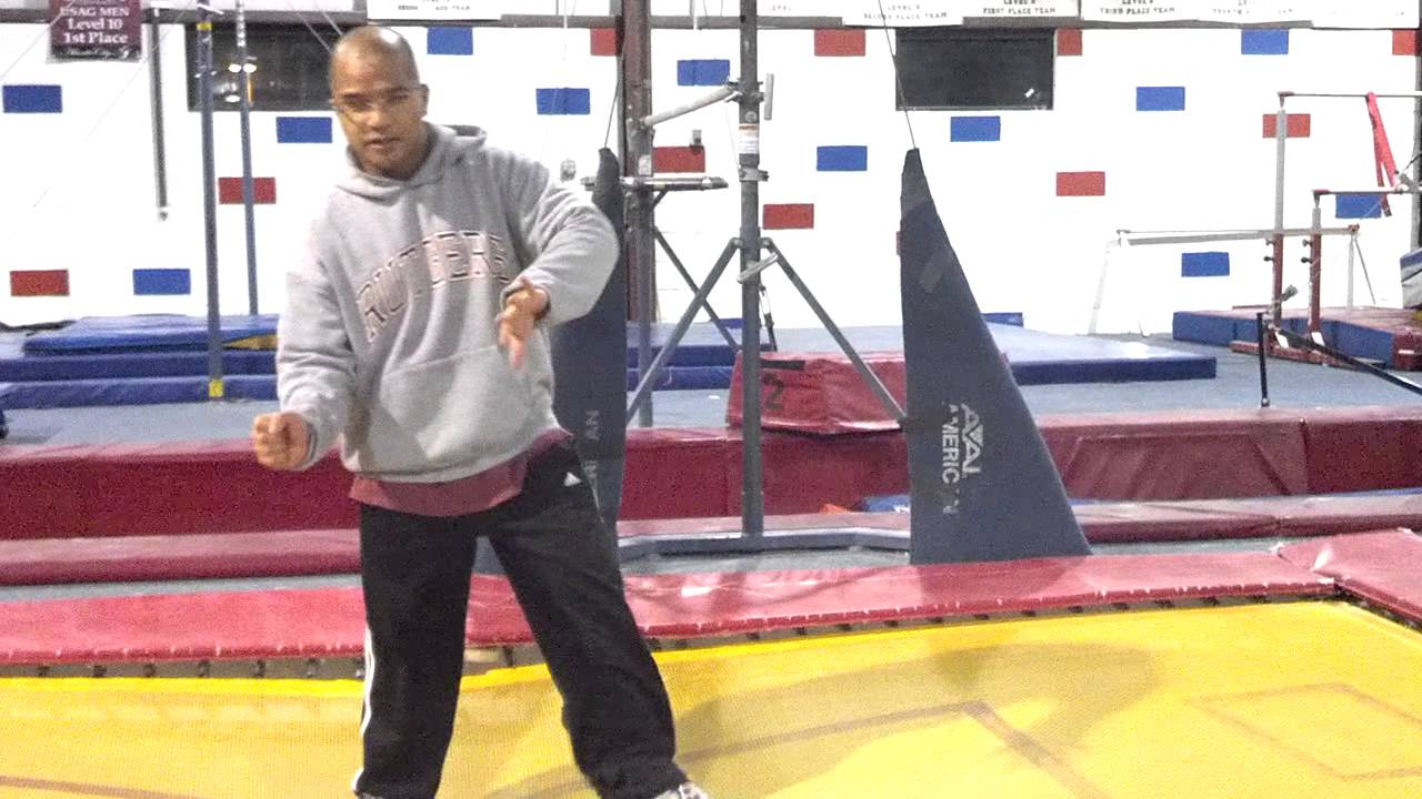 Back Drop (trampoline) - YouTube