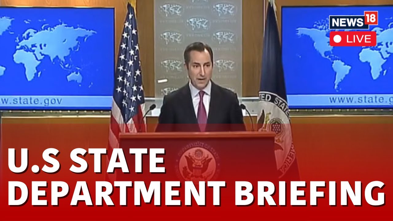 USA News LIVE | White House | Mathew Miller Conducts US State ...