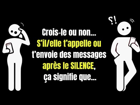 Comment réagir quand ils te recontactent après le silence ?