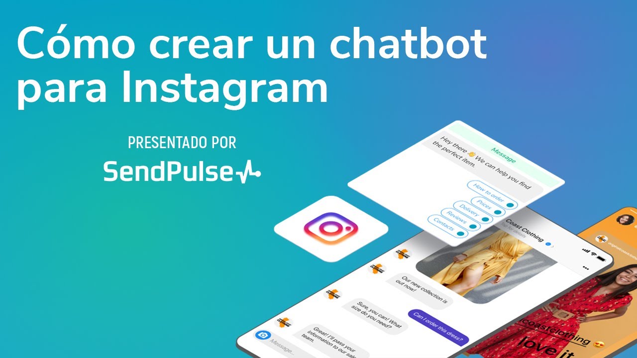Chatbot para Instagram | Cómo crear un chatbot para Instagram usando SendPulse - YouTube