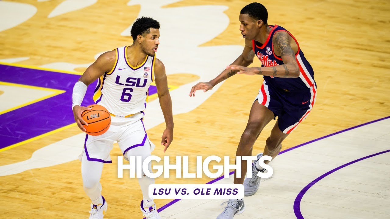 LSU Men's Basketball Highlights From 89-80 Win Over Ole Miss - YouTube