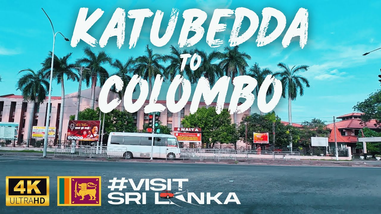 Driving from Katubedda to Colombo | Weekend Morning Journey via A2 Road ...