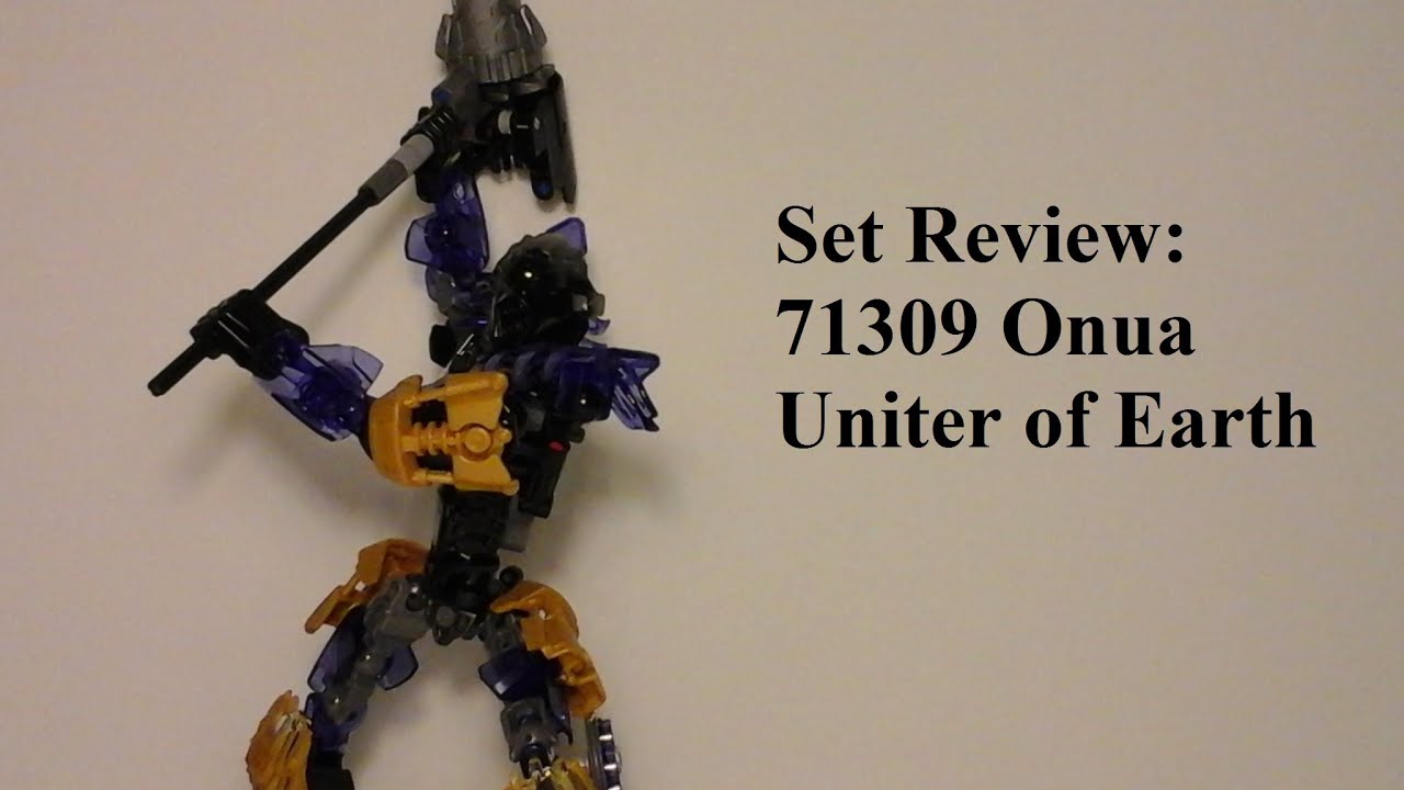 Bionicle Set Review: 71309 Onua Uniter of Earth - YouTube